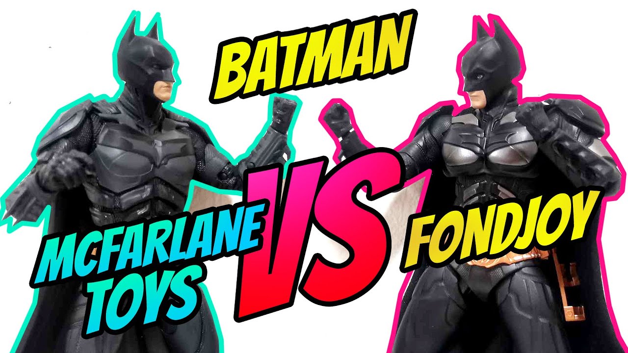 Mcfarlane Toys VS Fondjoy. Batman The Dark Knight Trilogy. action ...