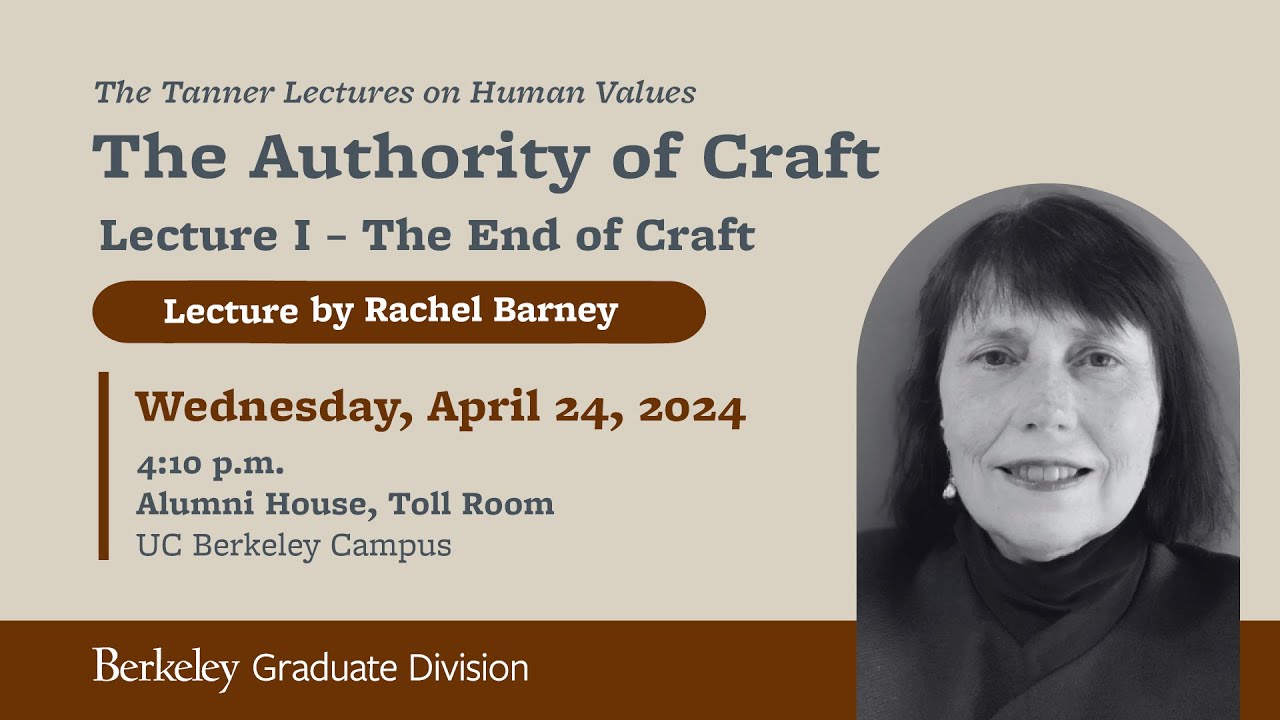Tanner Lectures on Human Values with Rachel Barney: Lecture I - The End ...