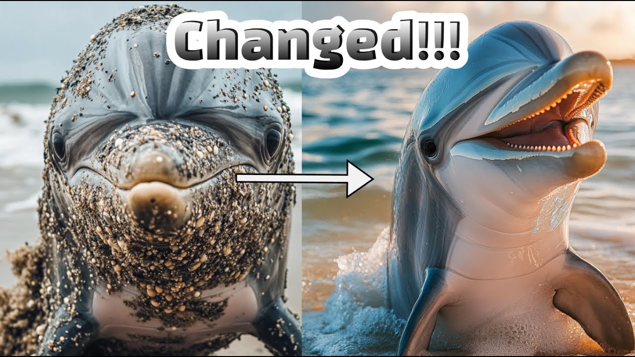 Rescuing a Dolphin Covered in many Barnacles – Heartwarming ...