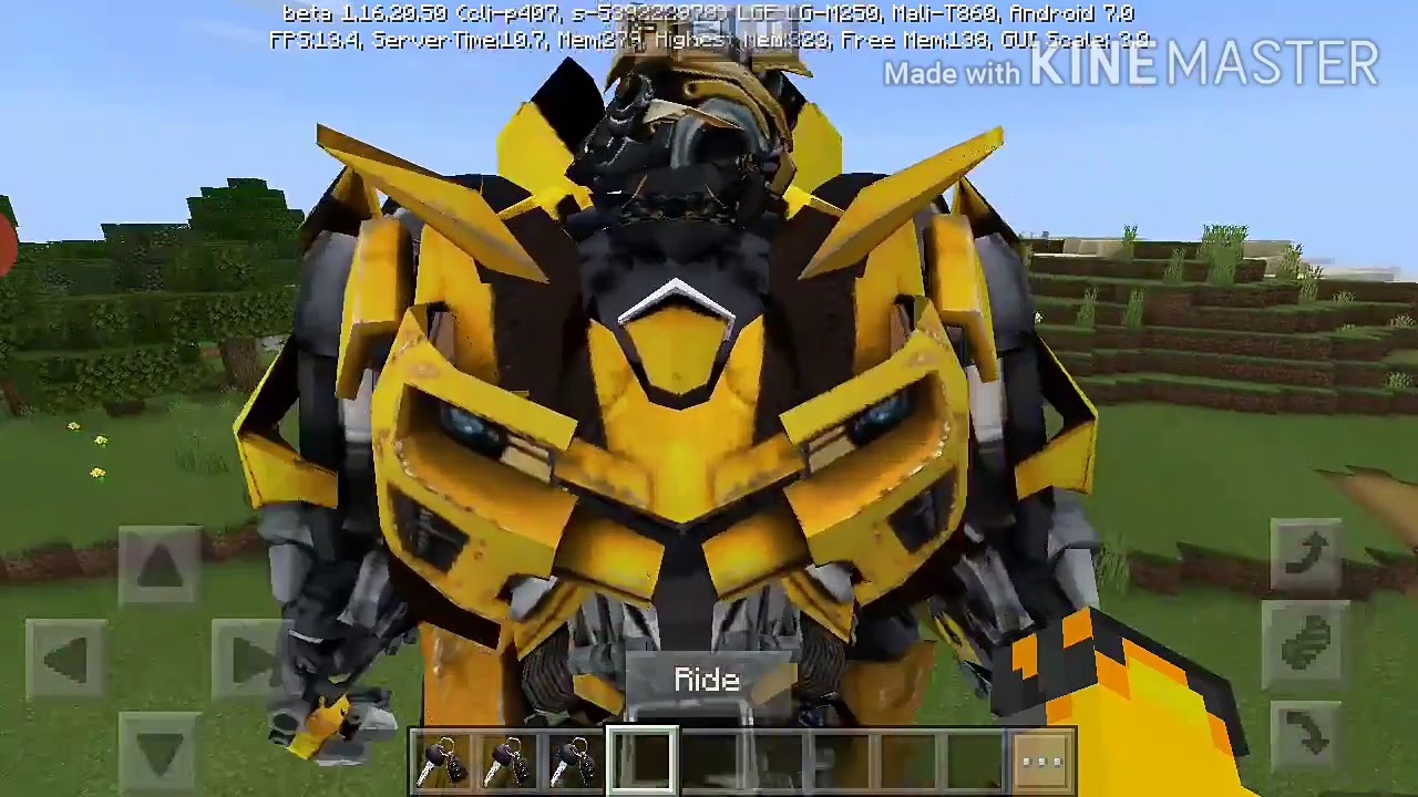Minecraft addon mod do Transformers - YouTube
