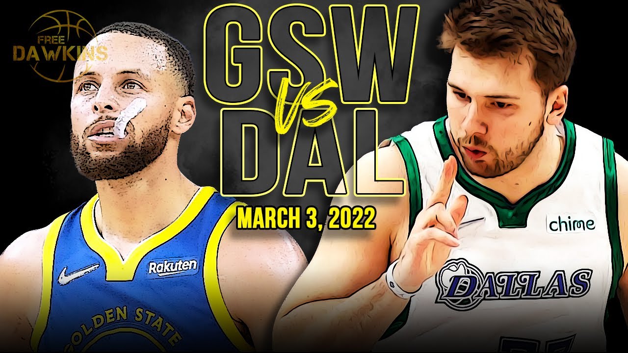 Golden State Warriors vs Dallas Mavericks Full Game Highlights | March ...