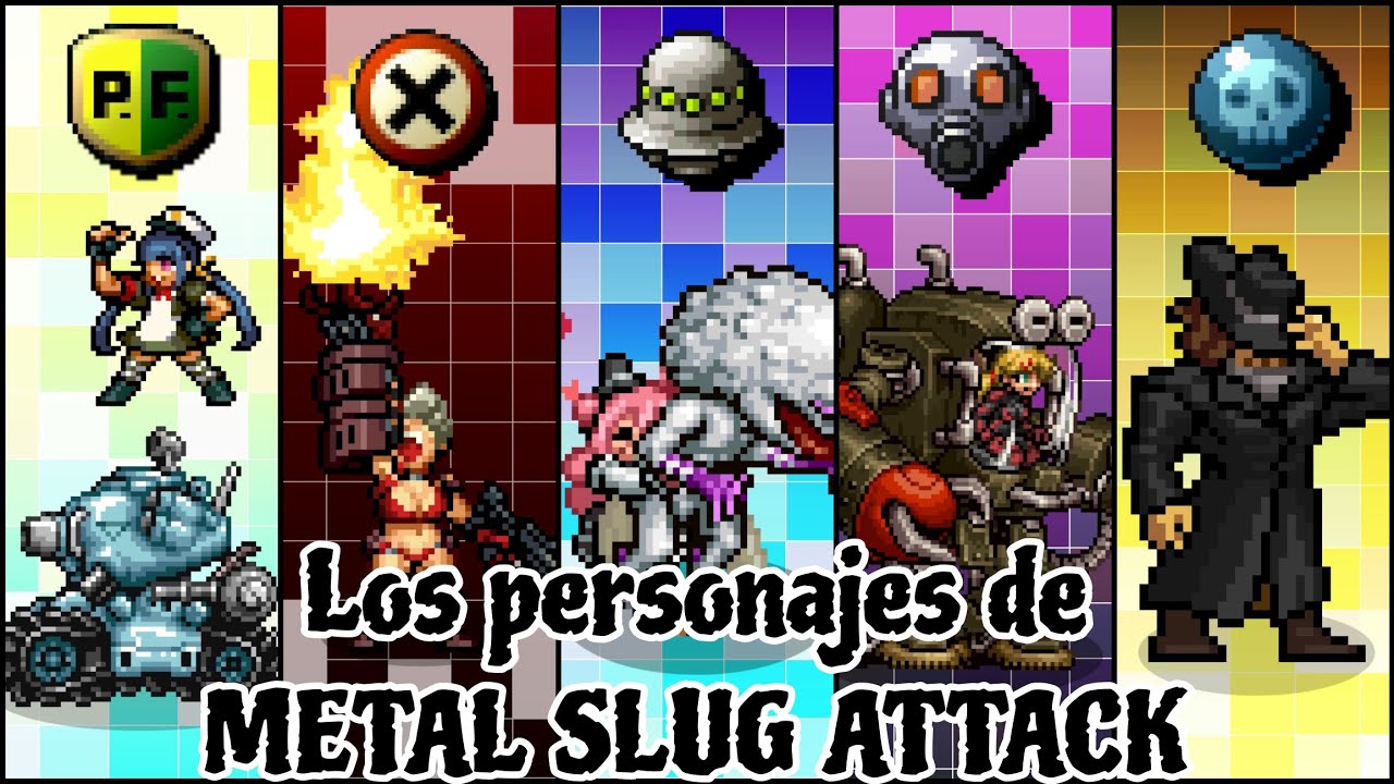 Sprites De Personajes De Metal Slug Neo Geo Pocket / NGPC Metal