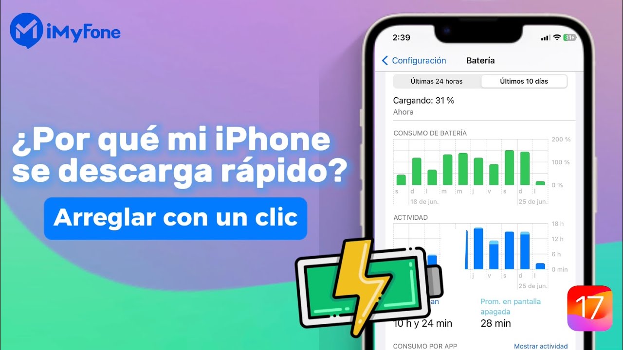 ¿Por qué mi iPhone se descarga rápido iOS 17/iOS 18? ¡Aquí tienes ...