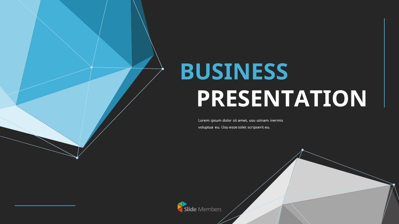 Polygon Background Business Powerpoint Presentation Video - YouTube