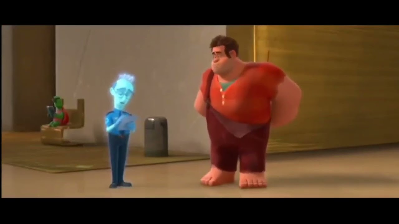 wreck it ralph says the f-word - YouTube