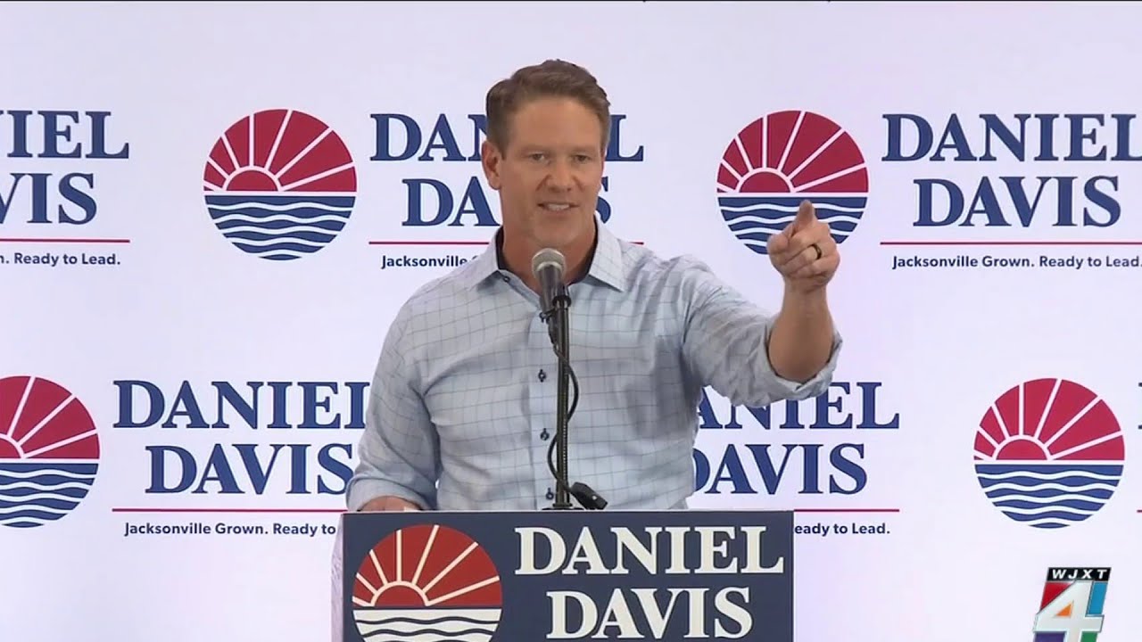 Republican Daniel Davis kicks off run for Jacksonville mayor - YouTube