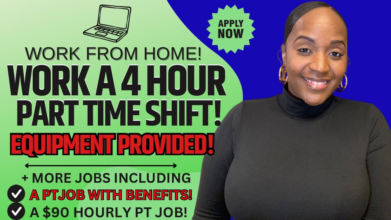 🙌🏾 WORK 4 HOURS A DAY PART TIME! + A PART TIME JOB WITH BENEFITS ...