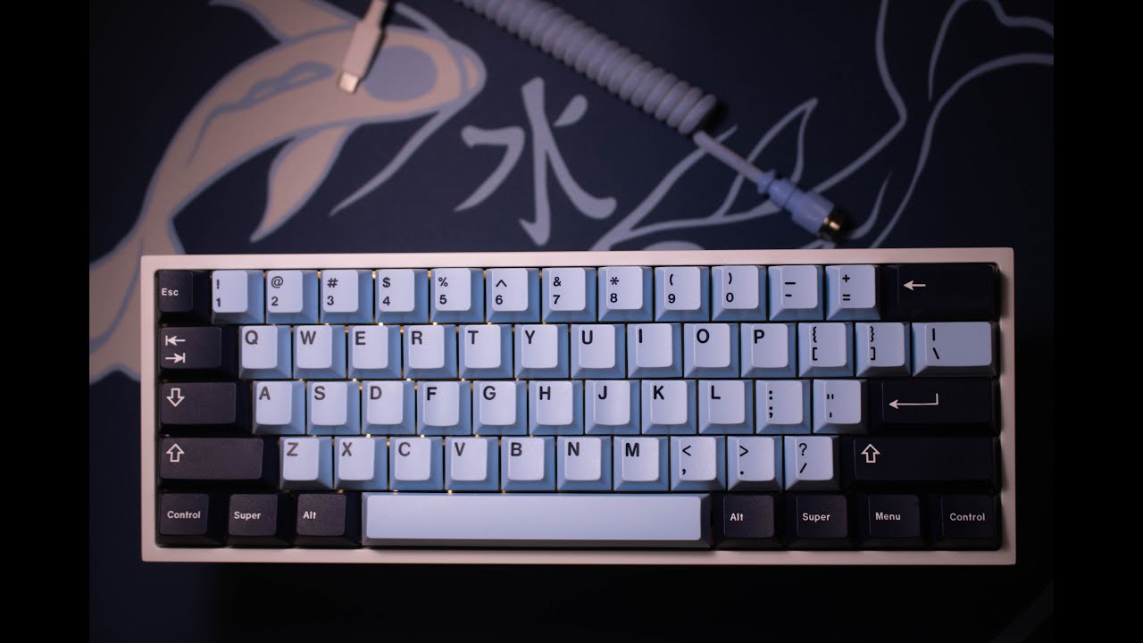[ASMR] Typing Sounds for Mekanisk Klippe T E-White Brass plate w ...