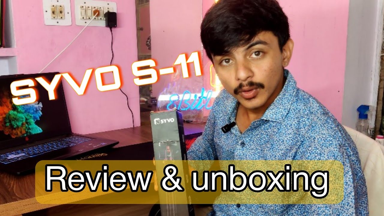 Syvo S11 Tripod Detailed Review & Unboxing #syvo - YouTube