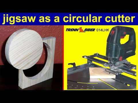 Cut Perfect Circles, Jigsaw Circle Cutting Jig - Woodworking Tools ...