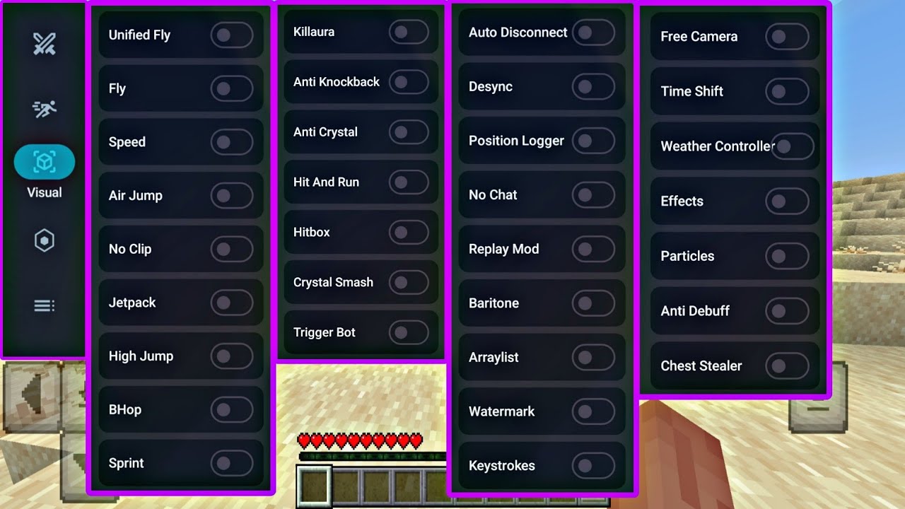 Nova Client V2.2 For MCPE 1.21.124 | MCPE *OP* MOD MENU - YouTube