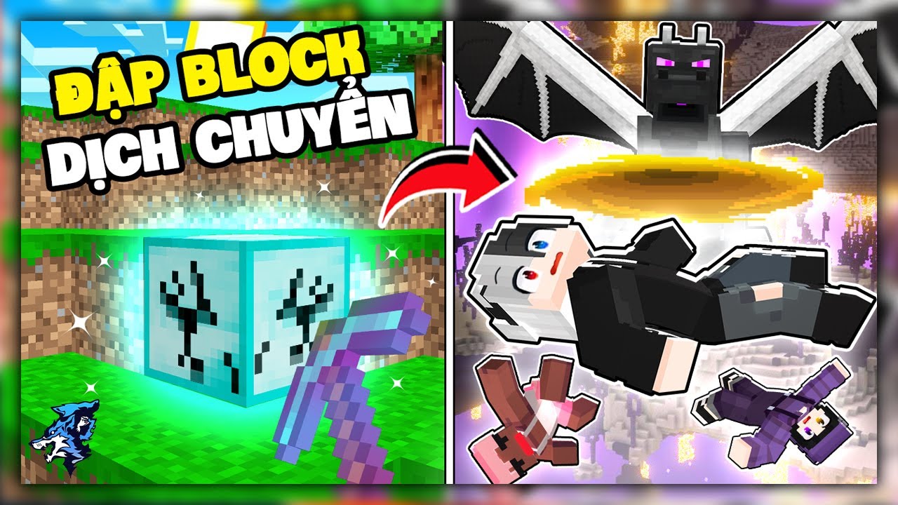 Minecraft nhưng Bạn Sẽ Bị Dịch Chuyển Mỗi Khi Đào Block | Siro Dạy Noob ...