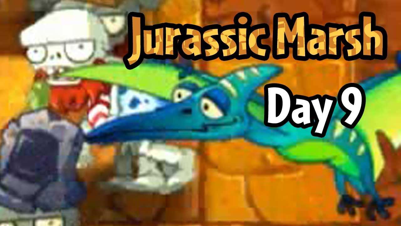 Plants vs Zombies 2 - Jurassic Marsh Day 9: Pterodactyls - YouTube