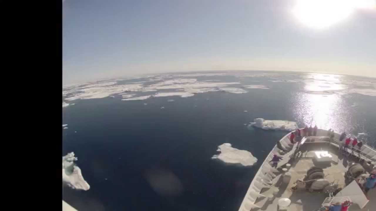 Ice Navigation: Prince Regent Inlet, Canada 9/14. Time Lapse - YouTube