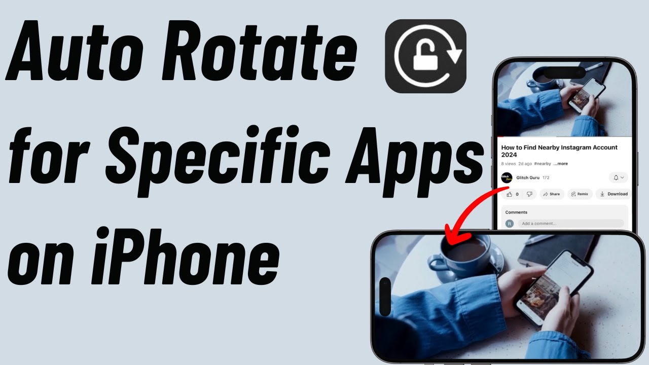 How to Enable Auto Rotate for Specific Apps on iPhone (iOS 18) - YouTube