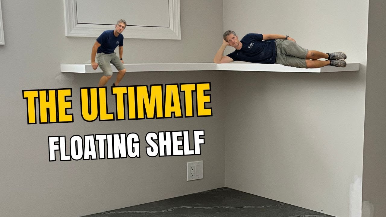 FLOATING SHELF technique that’s CHEAP and SUPER STRONG - YouTube