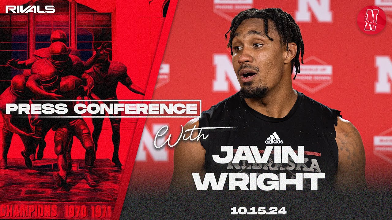 Nebraska Football: Javin Wright before Indiana (Oct. 15, 2024) - YouTube