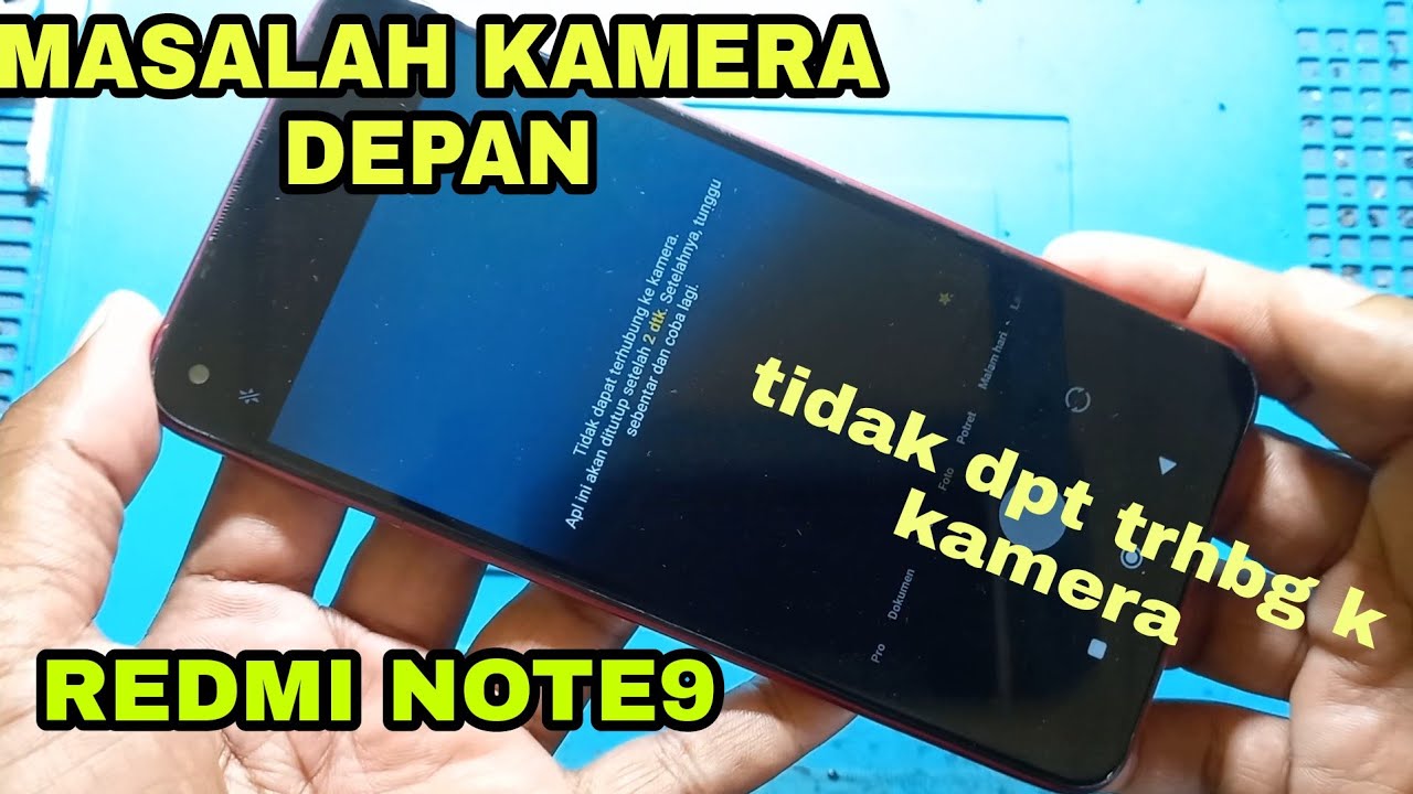 Redmi note 9 kamera depan tidak dapat terhubung - YouTube