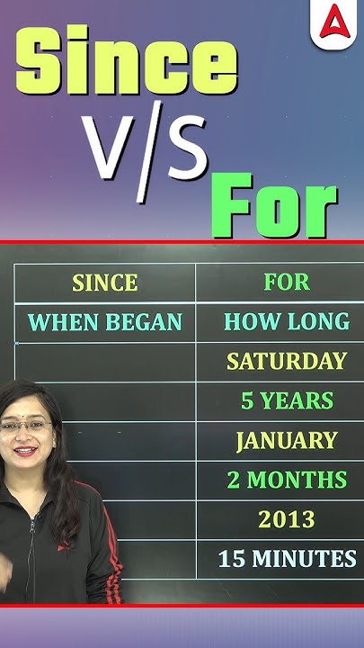 Difference between Since V/S #shortsfeed #youtubeshorts - YouTube