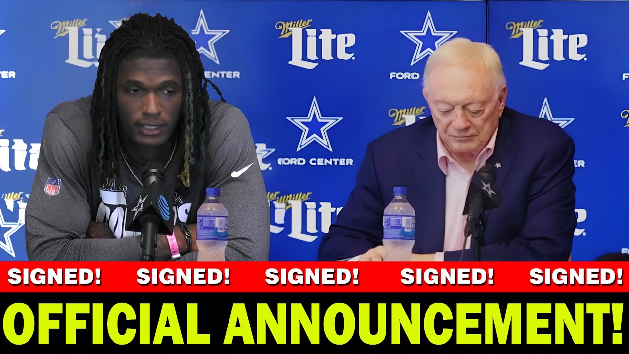 🚨DONE DEAL! SIGNED! CEEDEE LAMB SIGNS CONTRACT WITH COWBOYS! 4 YEAR ...