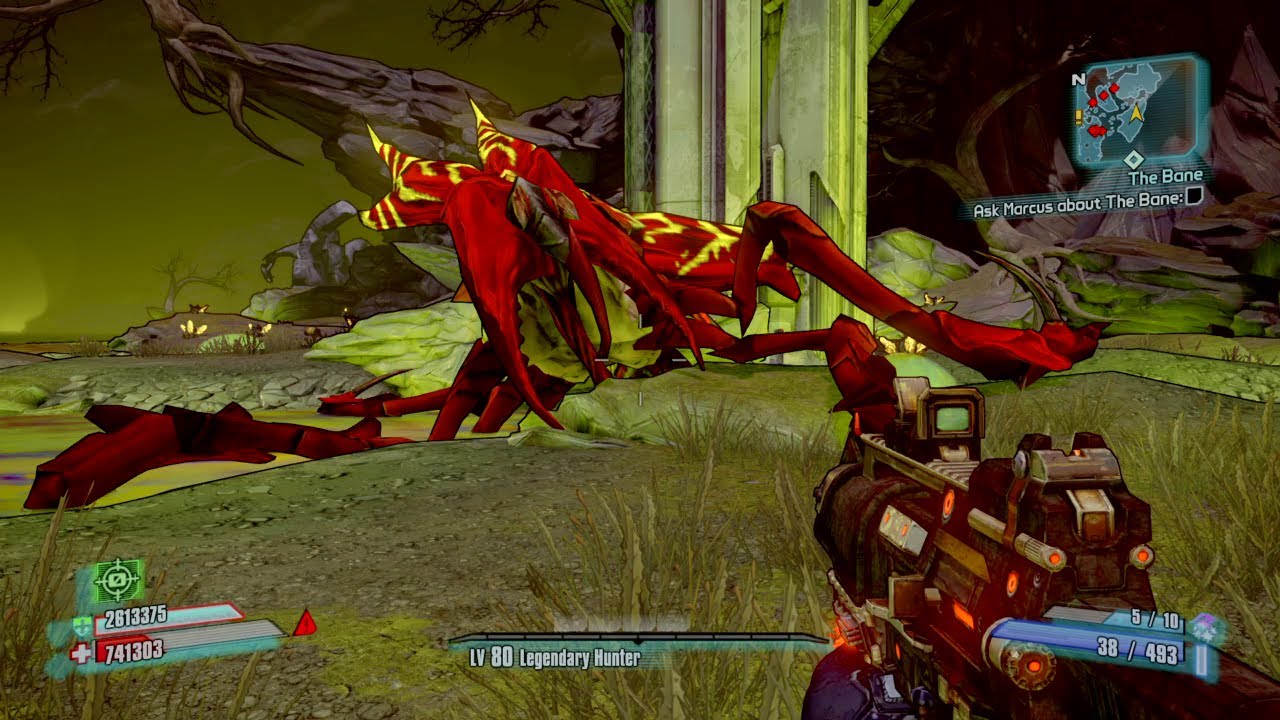 Borderlands 2 The Handsome Collection OP10 Vermivorous The Invincible Raid Boss Fight Solo Zer0 ...