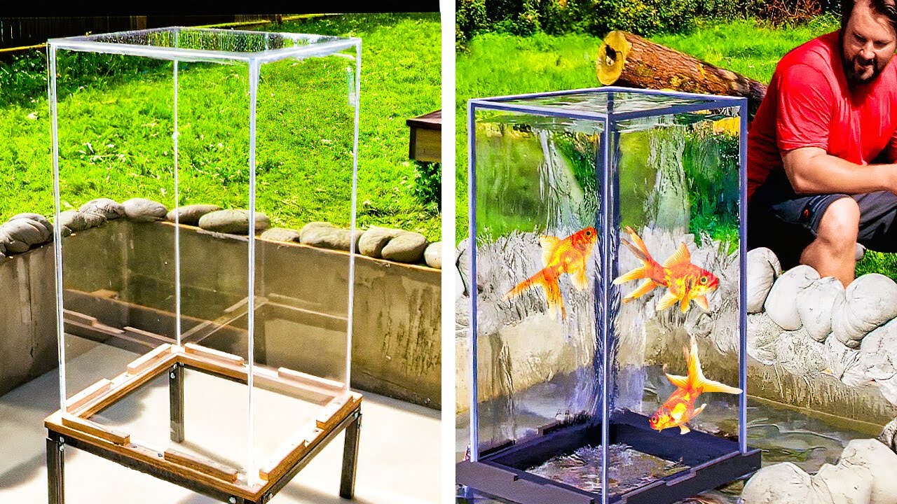 DIY Stunning ponds at the Lake and at the Backyard - YouTube