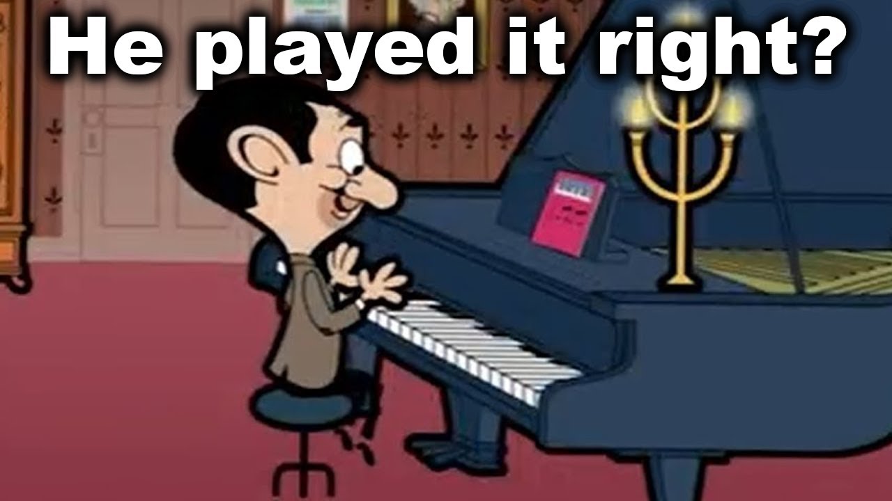 They Animated the Piano Correctly!? (Mr. Bean) - YouTube