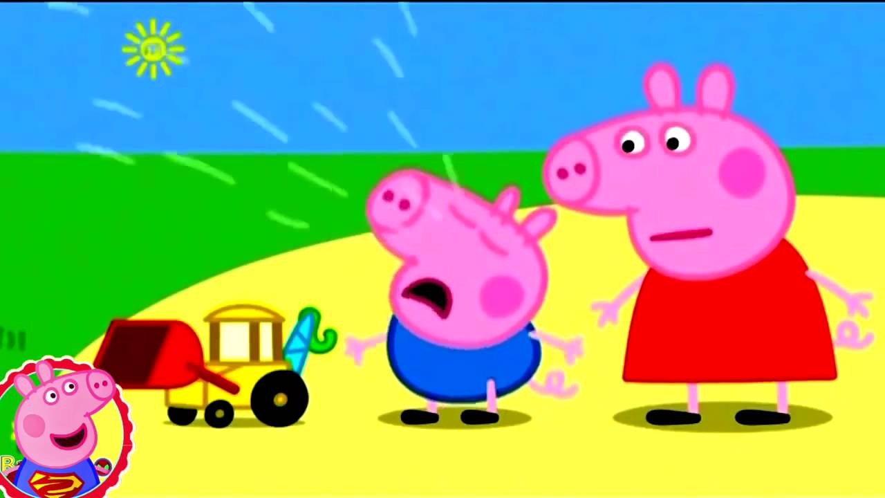 Peppa Pig 2016 English New Crying Compilation George Pig Cry Suzy Sheep ...