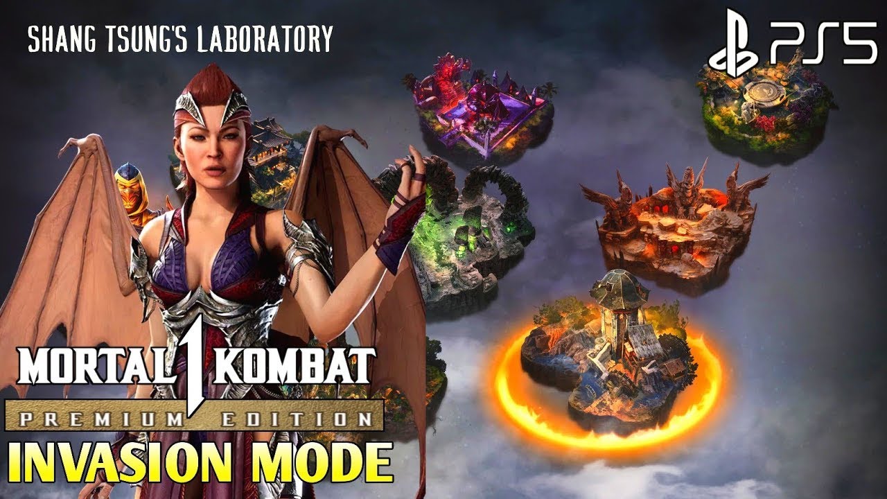 Shang Tsung's Laboratory MORTAL KOMBAT 1 Invasion Mode Gameplay | MK1 ...