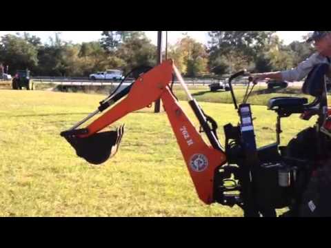 Bush Hog 762H Backhoe Attachment - YouTube