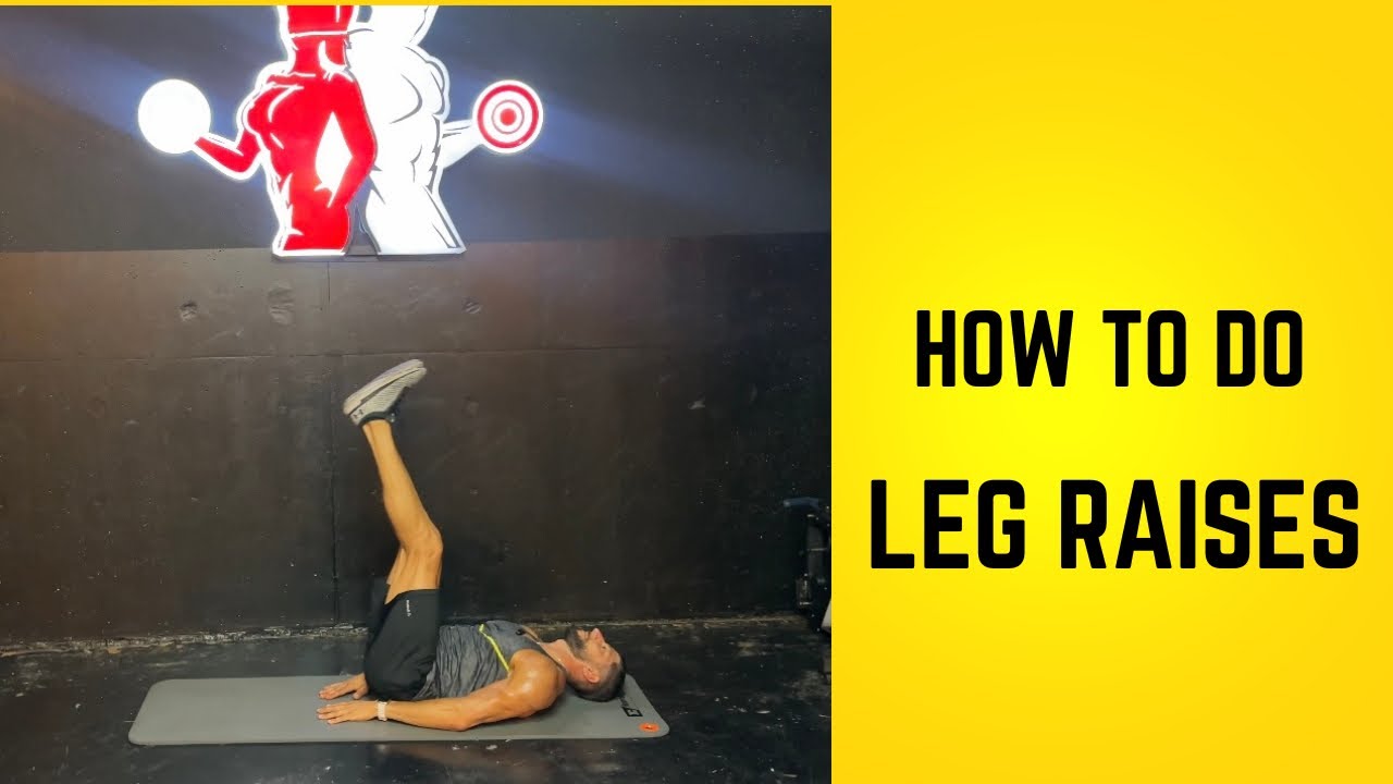 How to: Lying leg raises - YouTube