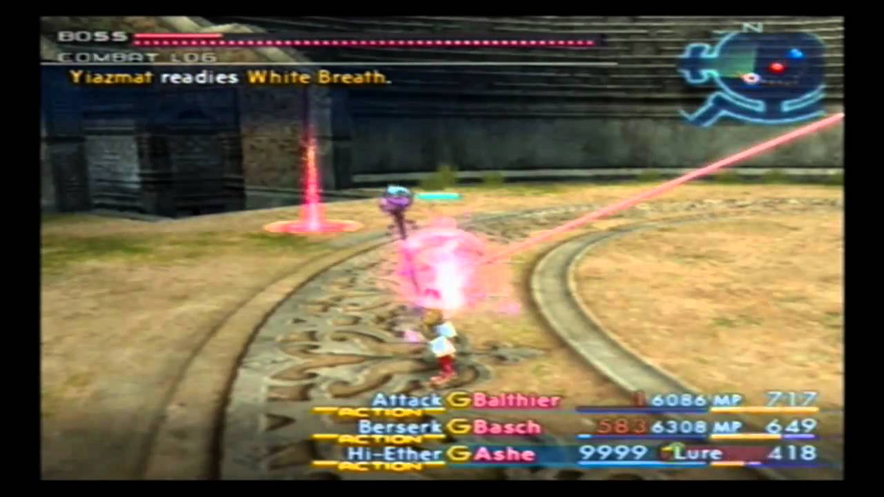 Final Fantasy XII Final Hunt Yiazmat (part 1/6) - YouTube