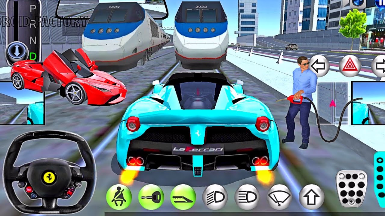 Ferrari LaFerrari VS Bullet Train Driving School-3d car driving class ...