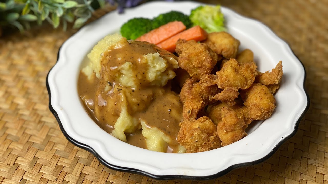 Resepi Western Kentang Lenyek Sos Black Pepper - YouTube