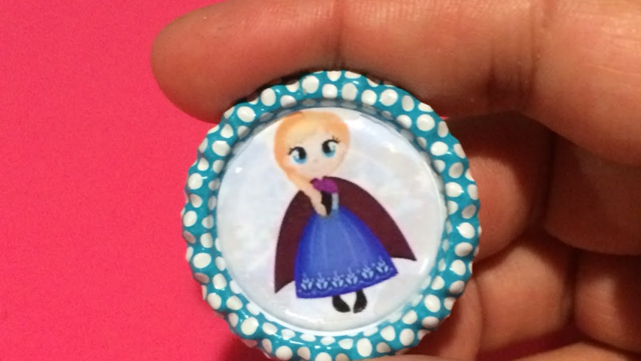 Make a Finished Bottle Cap with Epoxy - DIY Crafts - Guidecentral - YouTube