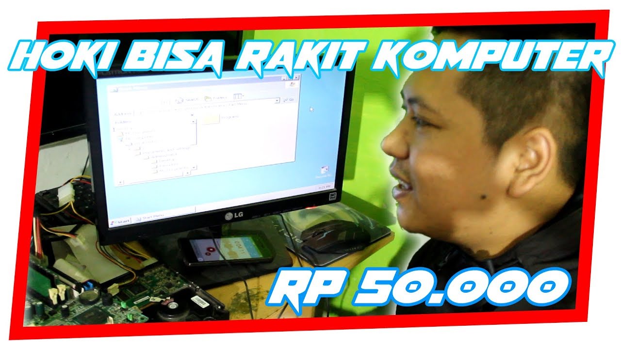 RAKIT KOMPUTER Rp.50.000 an #RakitPc9 - YouTube