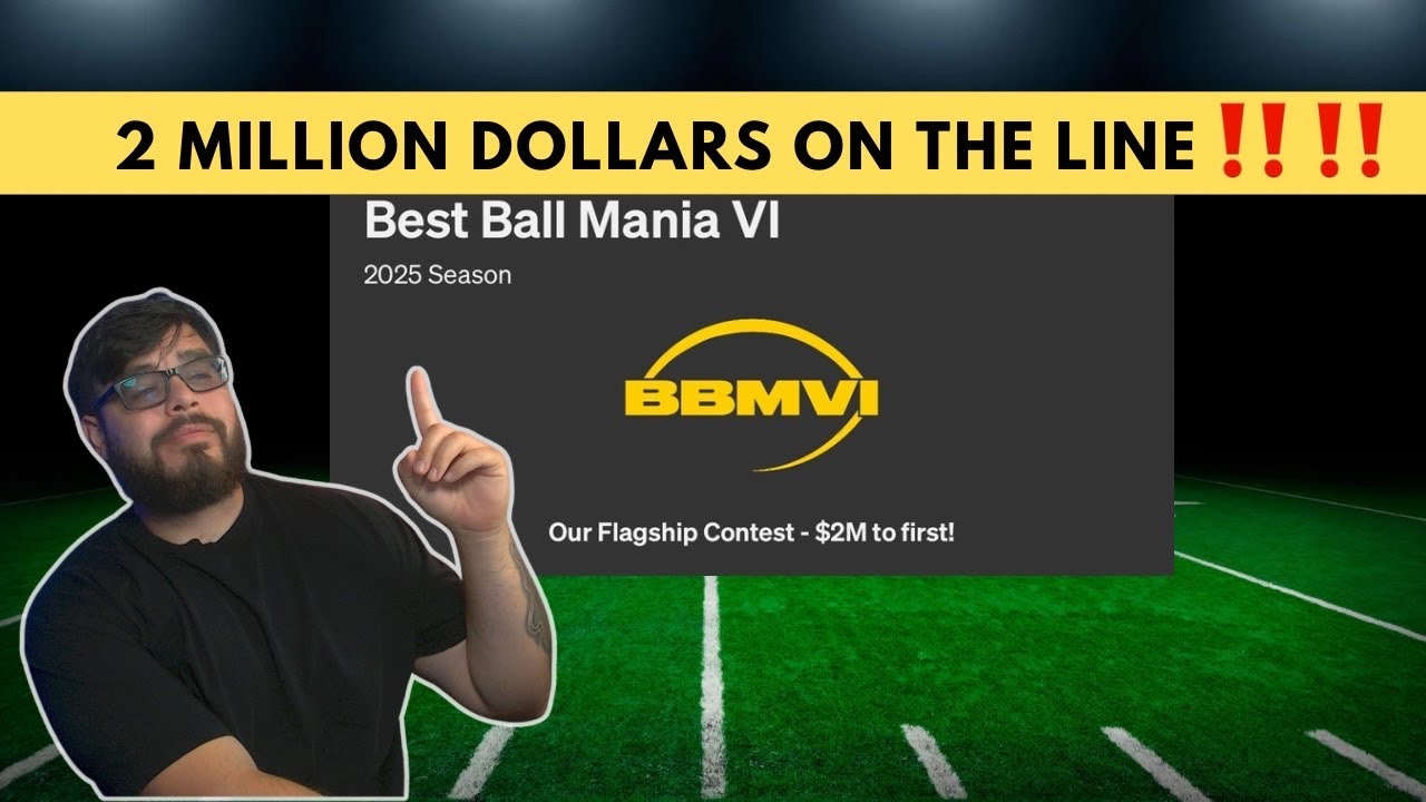 DRAFTING A BEST BALL MANIA!! - YouTube
