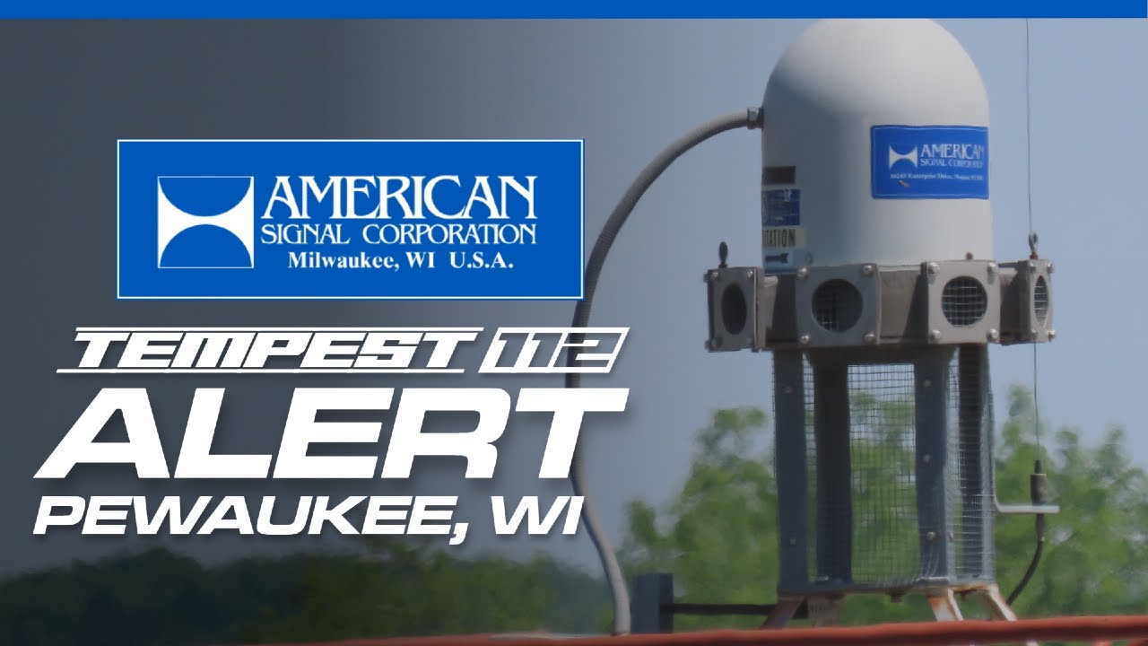 ASC T-112 Siren Test - Alert - Pewaukee, WI - YouTube