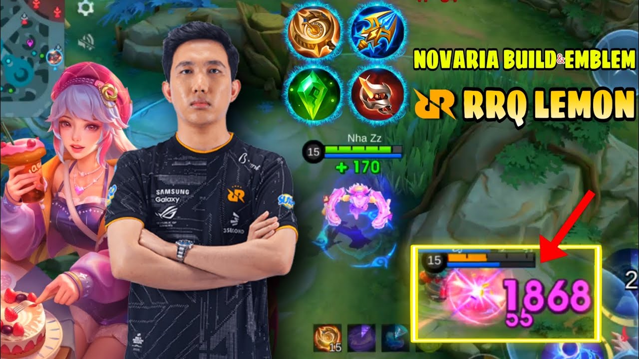 NOVARIA RRQ - LEMON IS BACK BUILD & EMBLEM | NOVARIA NEW SKIN STARLIGHT ...