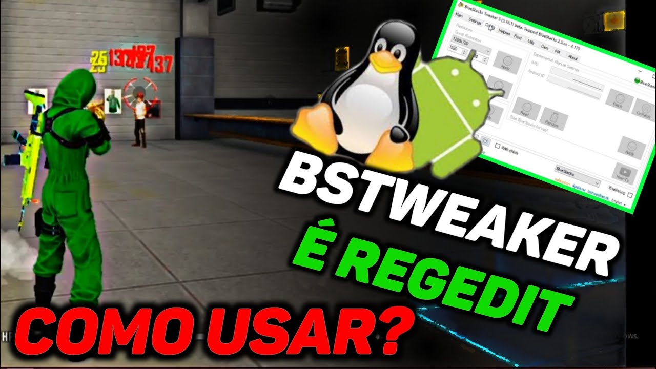 COMO USAR BSTWEAKER REGEDIT DOS PRO PLAYER 🎯 FREE FIRE - YouTube