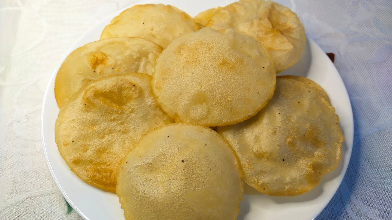 Poori Recipe | Rice Flour Poori Recipe | Banana Poori | Easy Breakfast ...