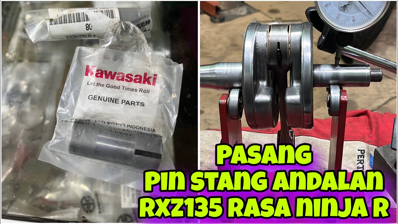 Rxz rxking modif pin stang seher pakai punya ninja 150 - YouTube