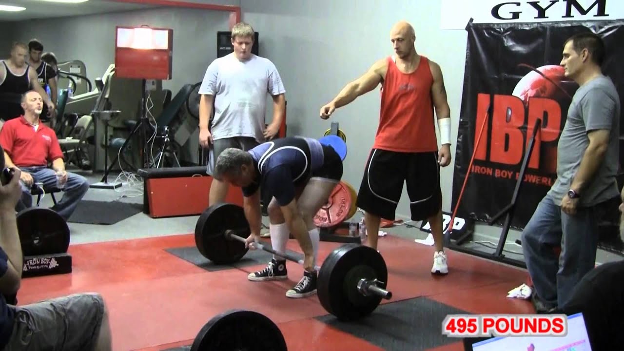 IRON BOY POWERLIFTING: JOHN COTTLE 495 DEADLIFT 2012 IBP NATIONALS ...