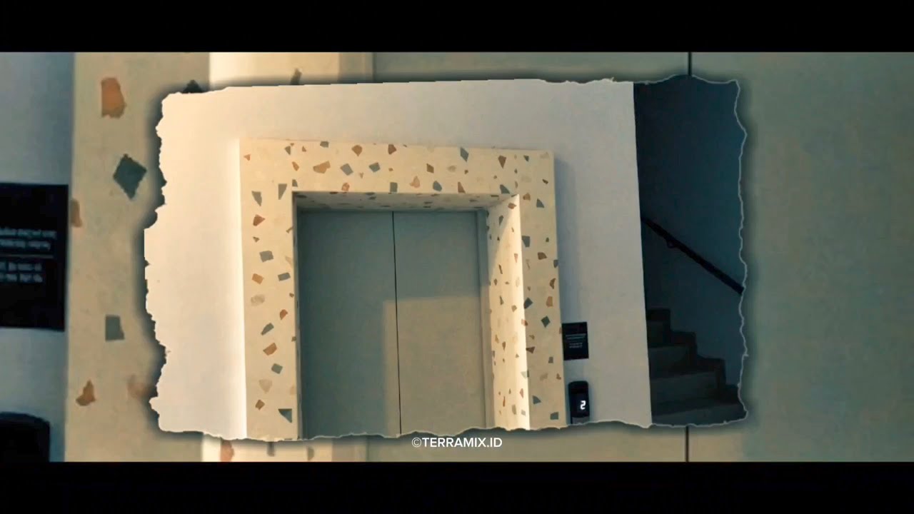 PEMASANGAN TERRAZZO MENGGUNAKAN TERRAMIX , CANTIK BANGET HASILNYA ...