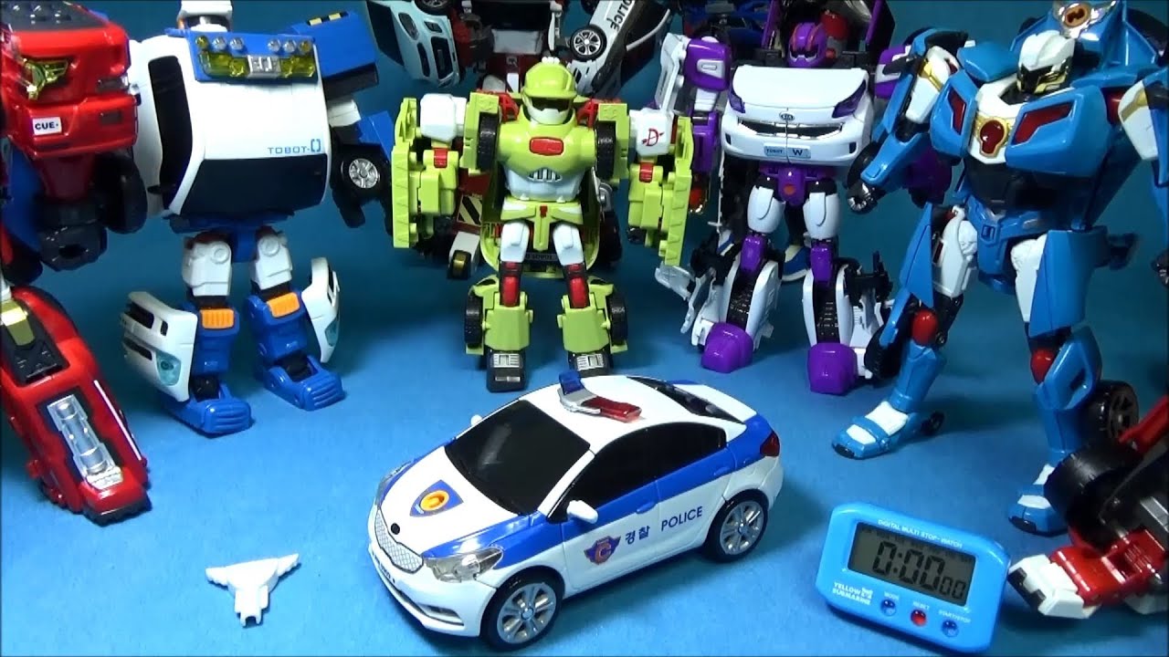 또봇 C 레스큐 1분 안에 변신시키기 변신동영상 장난감 Tobot C transformation in 1 Min. - YouTube