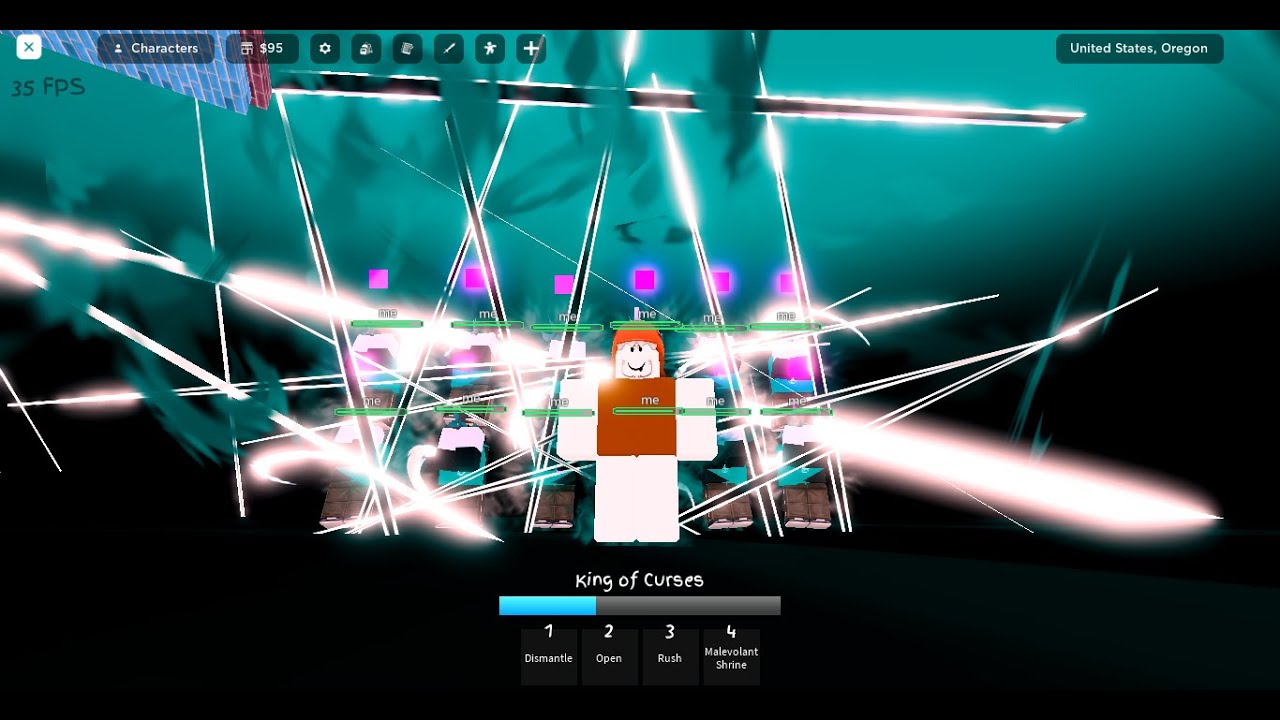 Sukuna's Domain But Its Color Blue ! inJujutsu Shenanigans - YouTube