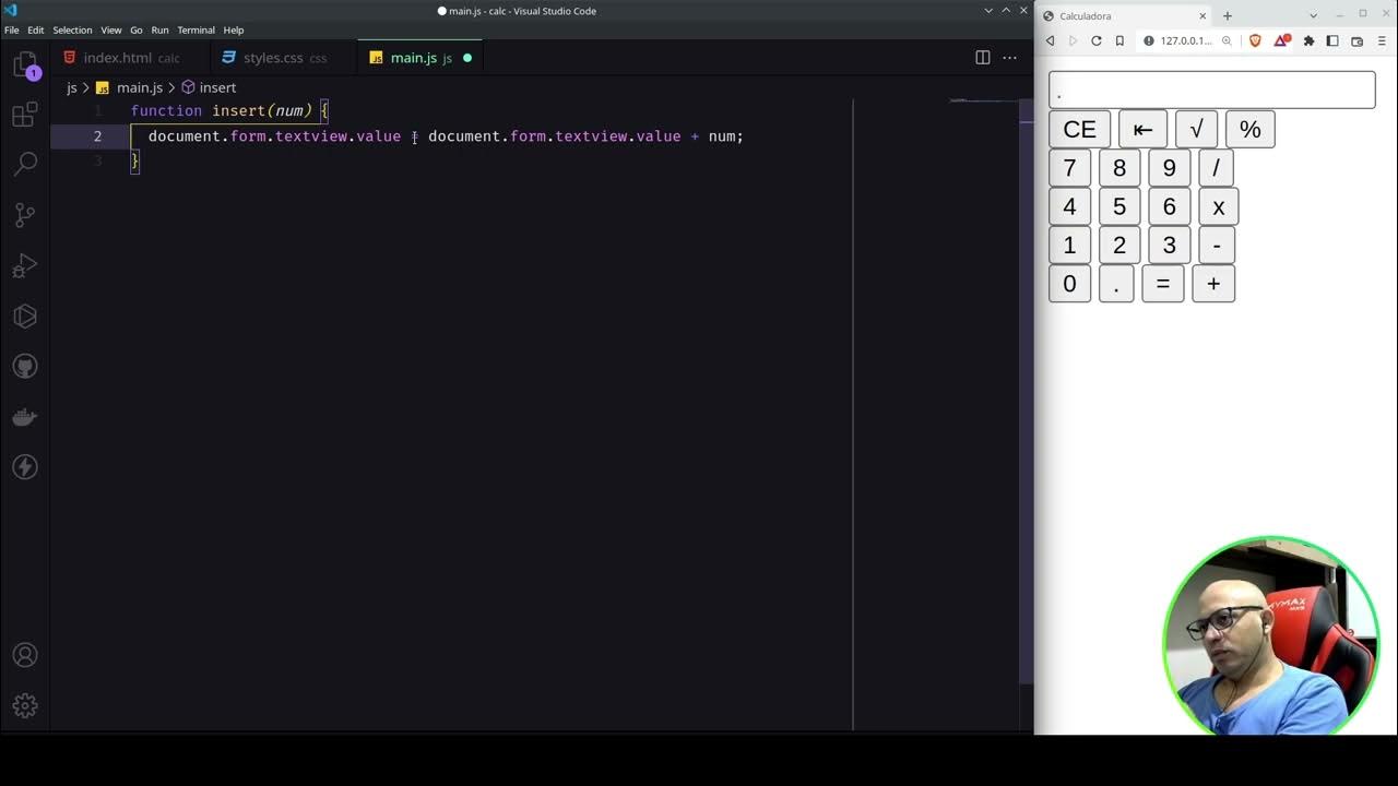 Como criar uma calculadora usando #HTML, #JS e #CSS - YouTube