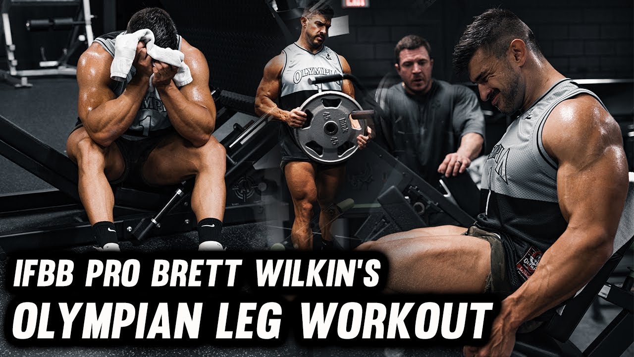 OLYMPIAN LEGS WORKOUT WITH IFBB PRO BRETT WILKIN AT REVIVE GYM - YouTube