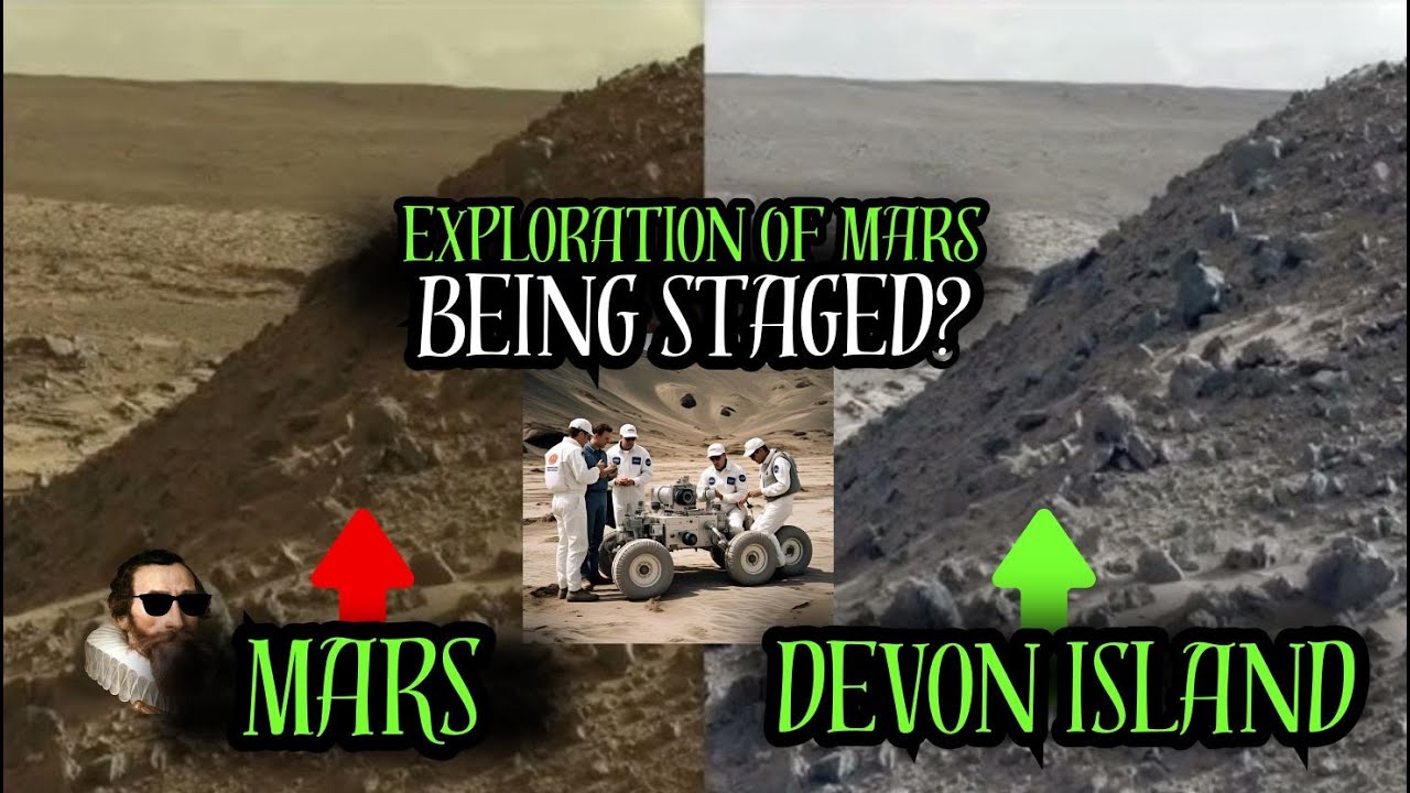 A Stage for Deception? Devon Island "Mars on Earth: Did NASA fake Mars ...