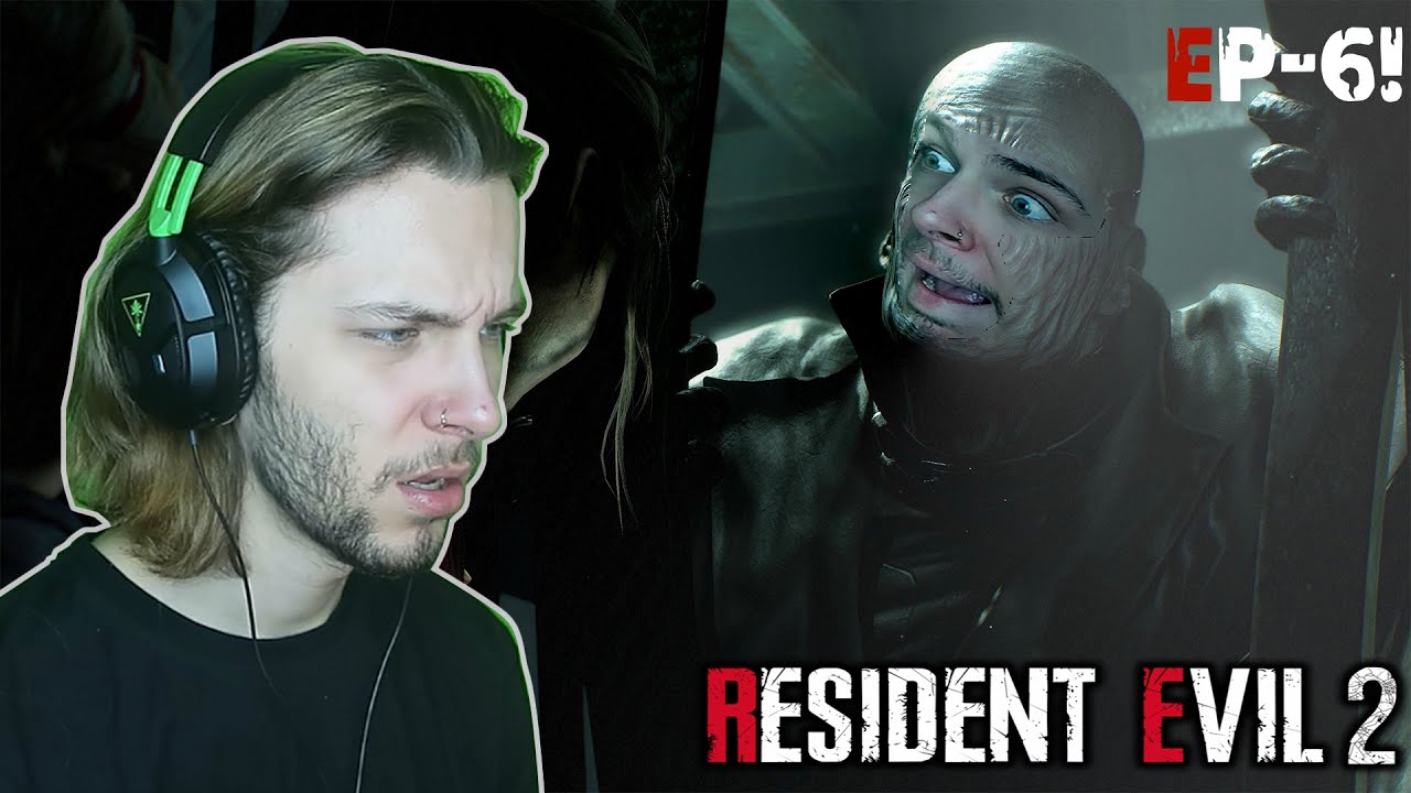 THE BIG MAN IS HERE!!!!! Resident Evil 2 - Gameplay - Part 6 - YouTube